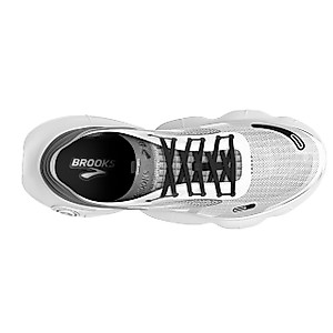 Brooks Women's Aurora Neutral Running Shoe - White/Alloy/Black - 7.5 Medium