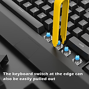 HONKID Switch Puller,Stainless Steel Key Remover for Replacement Mechanical Gaming Keyboard Switches