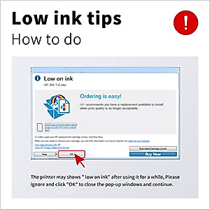 LEMERO 67 XL Ink Cartridges Black Color Combo Pack Remanufactured Replacement for 67 67XL for Deskjet 2755e 2700 Envy 6000 6055 6055e 6052 Pro 6400 6455 6455e 6452 Printer (1 Black, 1 Tri-Color)