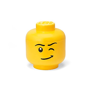 Room Copenhagen LEGO Storage Head, Large, Yellow