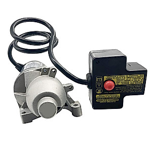 Tinsaen 951-10645 Electric Starter Motor JQ170 Replacement 751-10645 for Troy-Bilt MTD Cub Cadet Craftsman 951-10645A 751-10645A Snowblower Snow Thrower,17T 120V 208cc