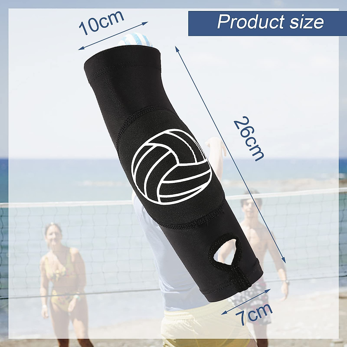 HYXITVCG Volleyball Arm Sleeves for Girls,Volleyball Arm Sleeves,Volleyball Gear for Girls Boys,Volleyball Gifts for Girls (2)