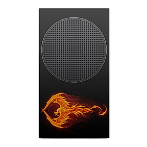 Head Case Designs Officially Licensed Christos Karapanos Dragon Phoenix Art Mix Matte Vinyl Sticker Gaming Skin Case Cover Compatible with Xbox Series S Console and Controller Bundle