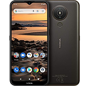 Nokia 1.4 | Android 10 (Go Edition) | Unlocked Smartphone | 2-Day Battery | Dual SIM | US Version| 2/32GB | 6.51-Inch Screen | Charcoal