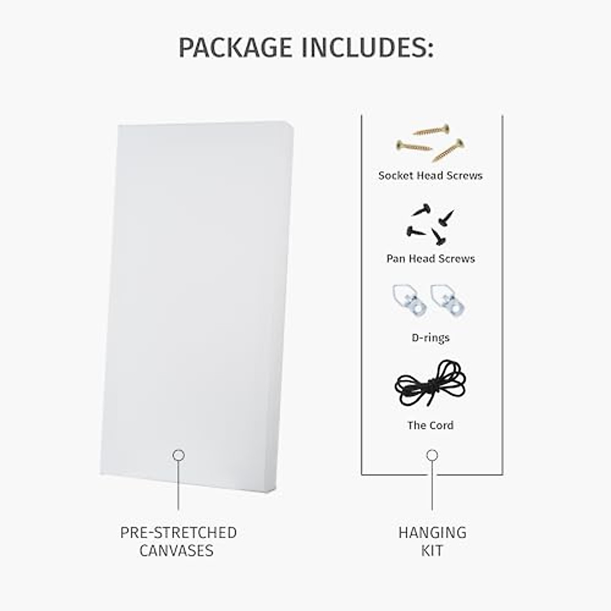 PIXY CANVAS Value Pack of 1 Stretched Canvas 10x12 inch, 1-1/2 (1.5) inch deep for Your Paintings/Artwork/Wall Art/Wall Decor (Pack of 1 Canvas, 10 x 12 inch, Landscape)