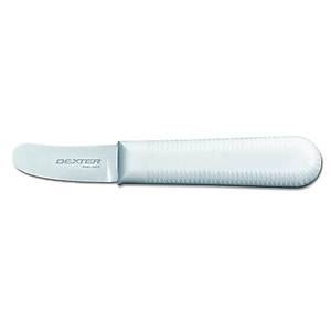 Sani-Safe S124 2" Scallop Knife with Polypropylene Handle