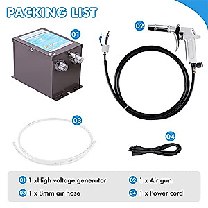 YUCHENGTECH Ionizing Air Gun Anti Static Gun Anti Static Air Gun Static Eliminator Anti Static Ionizier with 4KV High Voltage Generator 110V