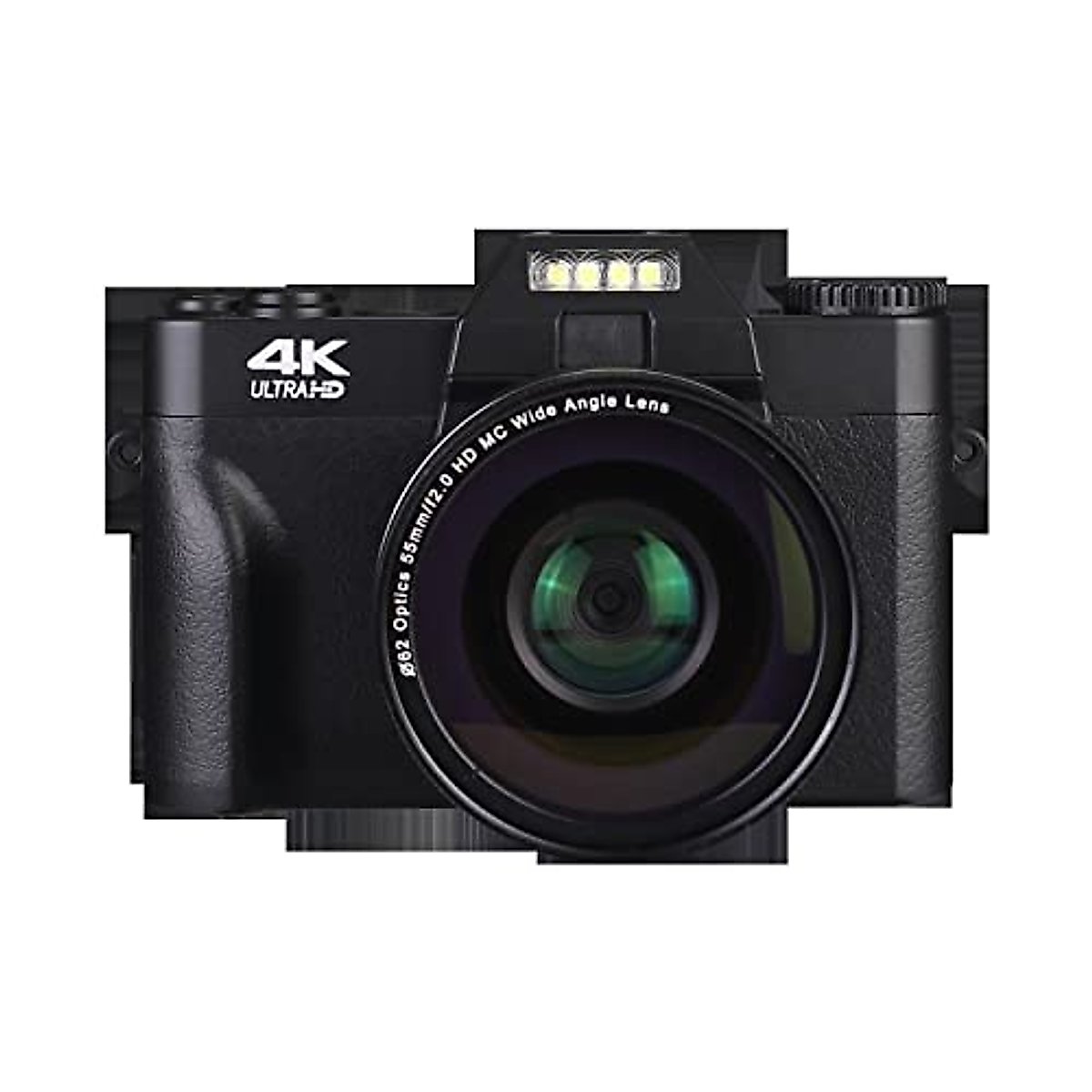 Camera HD 4K 16X Digital Camera Micro Single Retro with WiFi Professional Digital Camera Vlog External Lensfor Home Travel Digital Camera (Color : Only Camera)