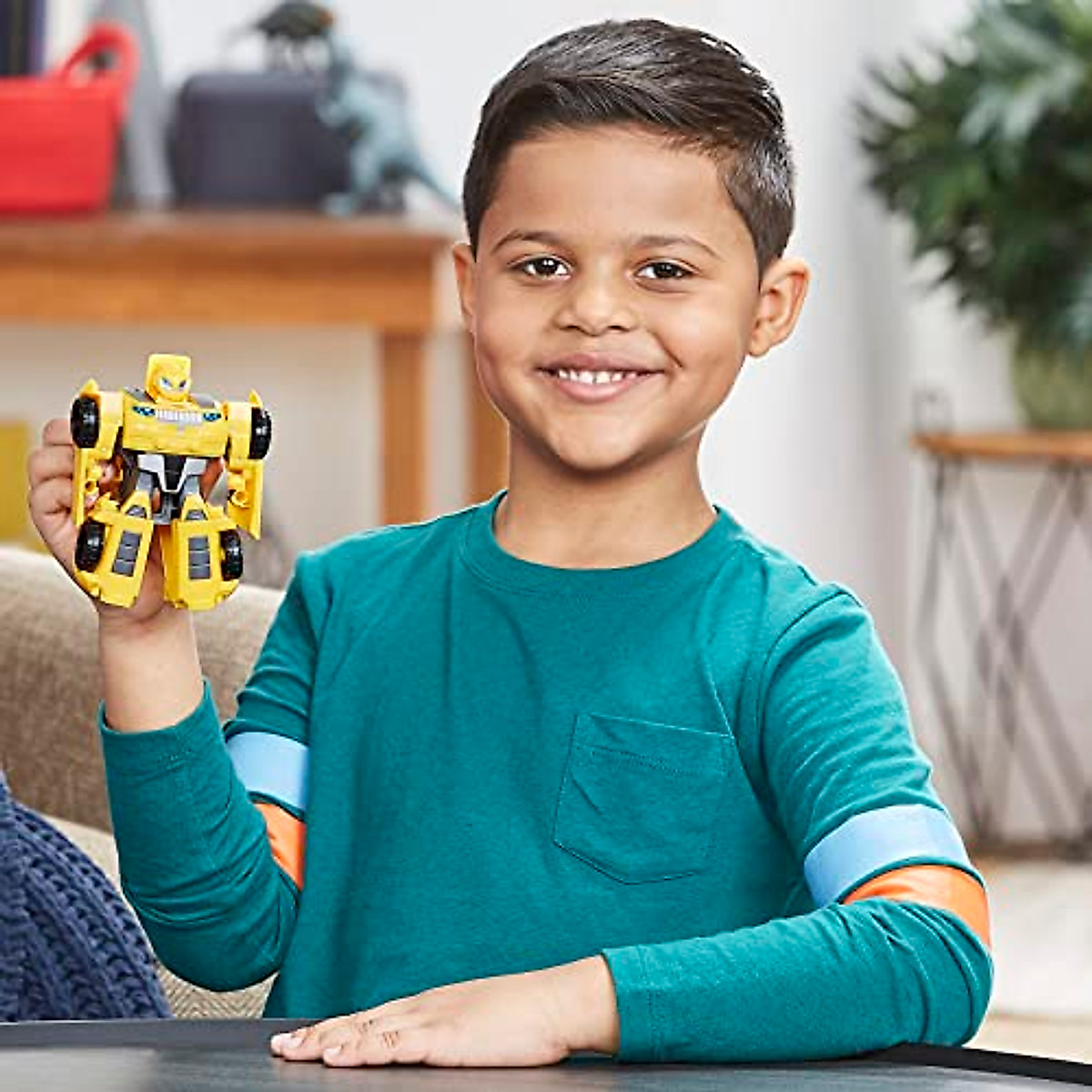 Transformers Playskool Heroes Rescue Bots Academy Classic Team Bumblebee, Converting Toy Robot Action Figure, Christmas Stocking Stuffers for Kids, Ages 3+