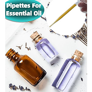 Zkupanx 20 PCS 3ml Dropper Pipettes - Disposable Pipettes Dropper for Accurate Liquid Transfer, Perfect for Essential Oils, Resin, Crafts, Labs, Kids Activities - Plastic Pipette, Droppers