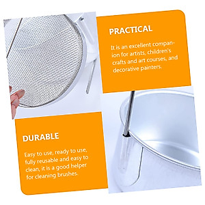 LABRIMP Portable Paint Brush Washer and Cleaner Versatile Art Pen Holder with Removable Screen for Oil and Watercolor Ideal Brush Holder for Artists and Painters