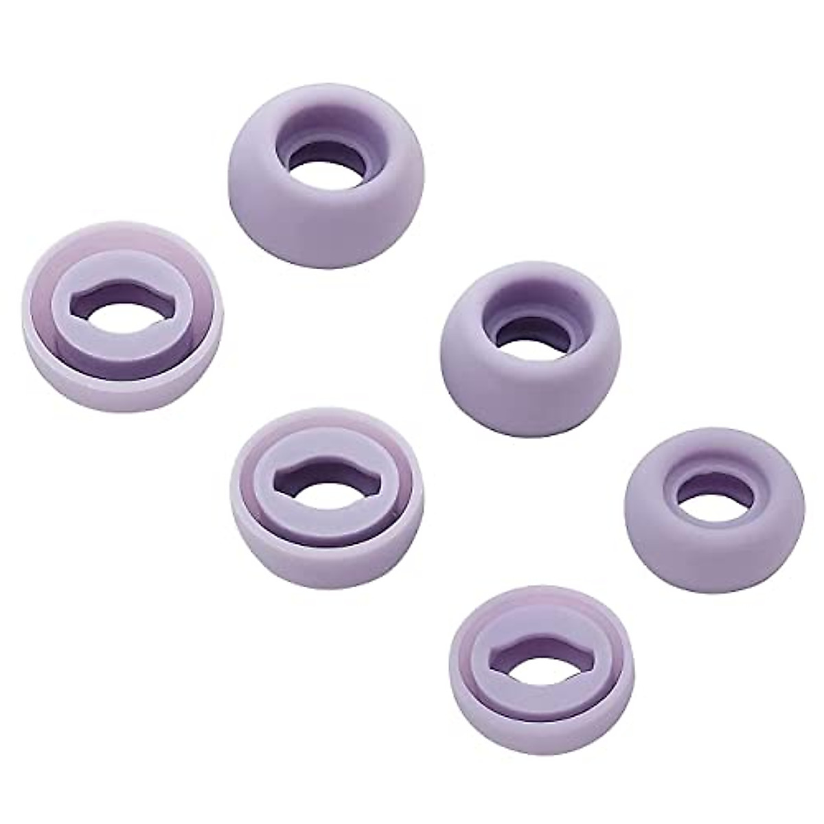 ALXCD Ear Tips Compatible with Galaxy Buds Pro Earbuds, S/M/L 3 Size 3 Pairs Silicone Replacement Eartips Earbuds Tips, Compatible with Galaxy Buds Pro SM-R190, 3 Pairs, Phantom Violet