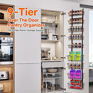 ReoTeo 9-Tier Over The Door Pantry Organizer