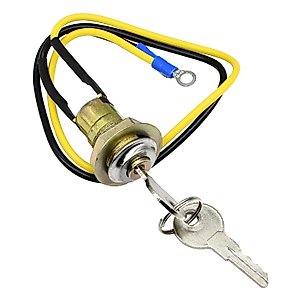 Firmusparts Ignition Switch 8N3679C with 2 Keys 2 Wires Compatible with Ford Tractor 2N 8N 9N NAA Jubilee 501 600 601 700 701 800 950 Compatible with John Deere Tractor 40 50 60 70 330 420 6030 7020