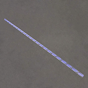 Fielect Acrylic Round Rod Light Purple Twisted Line Acrylic Rod Standard Plexiglas Tolerance Lightweight for DIY 8mm Diameter 500mm Height 1Pcs