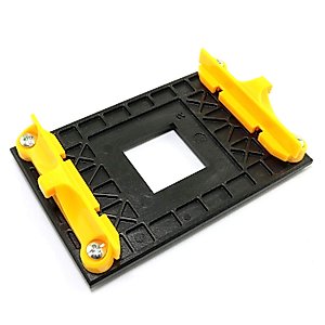 RLECS AM4 Retention Bracket & AM4 Back Plate AM4 CPU Fan Cooler Heatsink Radiator (for AM4's Heat Sink Cooling Fan Mounting Clip-ON Type only)