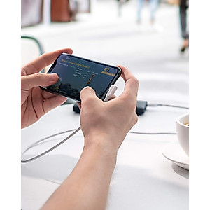 Anker USB-A to 90 Degree Lightning Cable (3 ft), MFi Certified, Compatible for iPhone SE / 11 Pro/X/XS/XR / 8 Plus/AirPods Pro, iPad 8, iPod Touch, and More(White)