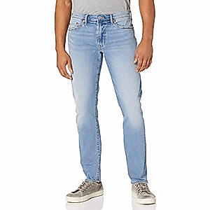 GAP Mens Slim Taper Fit Jeans, Light Wash, 30W x 32L US