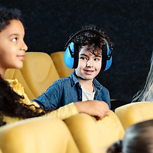 Copkim 16 Pcs Bulk Kids Noise Reduction Headphones 28 NRR Noise Cancelling Headphone for Kids Adjustable Ear Muffs for Noise Reduction Baby Ear Protection, 16 Colors