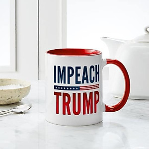 CafePress Impeach Trump Mug Ceramic Coffee Mug, Tea Cup 11 oz