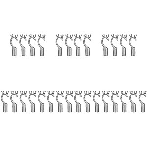 Veemoon 28 pcs Display Clo Clothes Hanging Fork Hook Reaching for Silver Reach Vintage Utility Home Pole Stainless Shutters Retail Shepherds Cloth Accessories Household Fetching