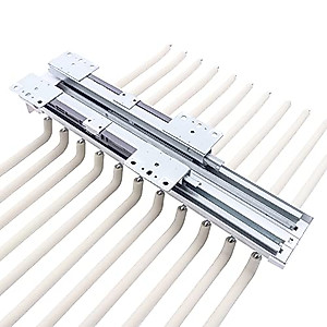 Pants Hangers 22 Arms Steel Sliding Pull Out Trousers Rack,Clothes Hanger Organizers,Closet Organizer Rack for Pants