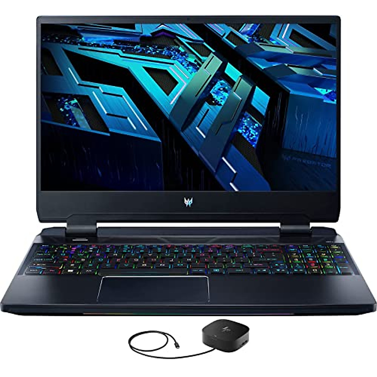 Acer Predator Helios 300 Gaming & Business Laptop (Intel i7-12700H 14-Core, 32GB DDR5 4800MHz RAM, 2x1TB PCIe SSD (2TB), GeForce RTX 3070 Ti, 15.6" 240Hz Win 11 Pro) with G2 Universal Dock