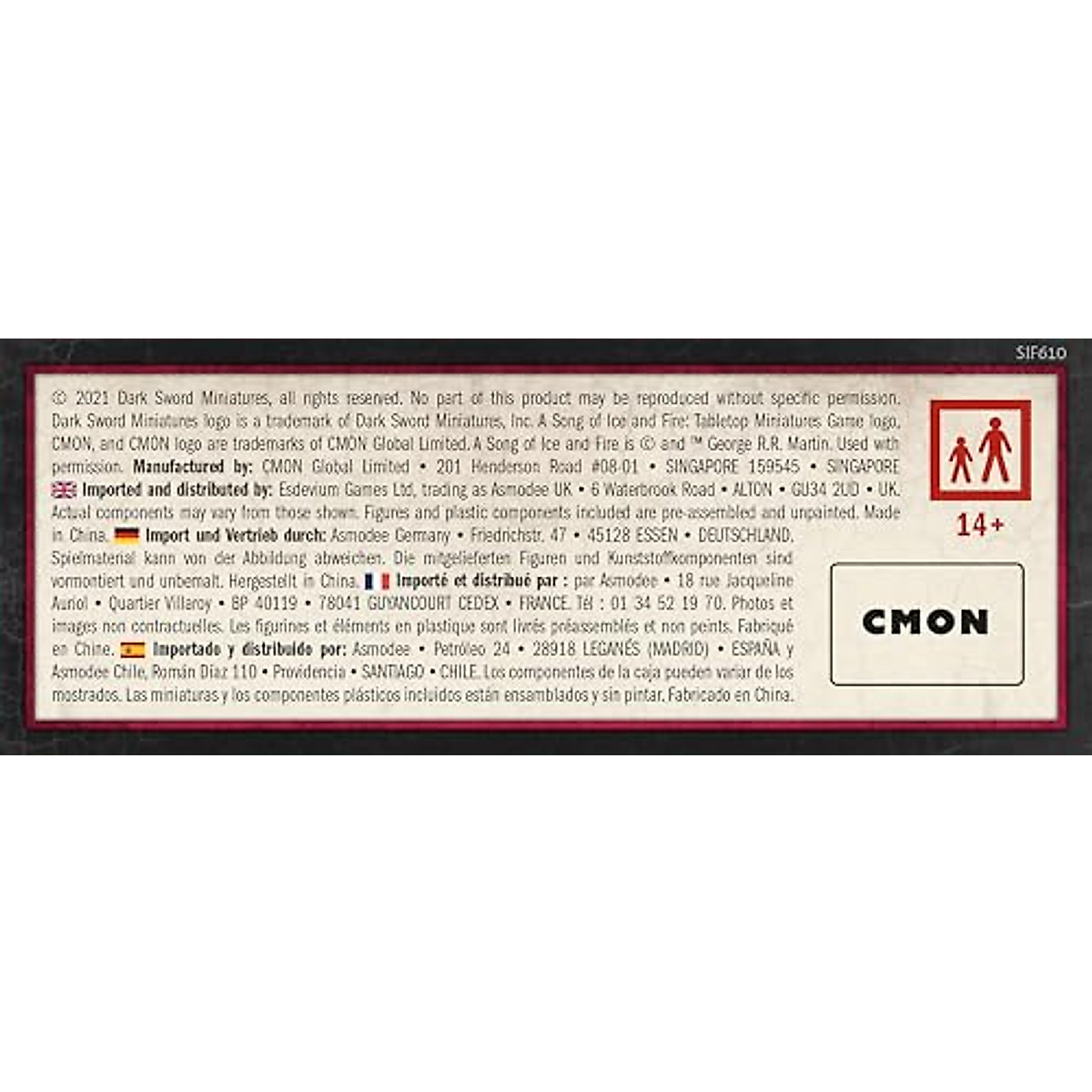 CMON A Song of Ice and Fire Tabletop Miniatures Targaryen Heroes II Box Set - Lead Legendary Heroes in Battle, Strategy Game for Adults, Ages 14+, 2+ Players, 45-60 Minute Playtime, Made