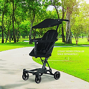 Dream On Me Coast Rider Stroller Canopy for Dream On Me Coast Rider Stroller, Black