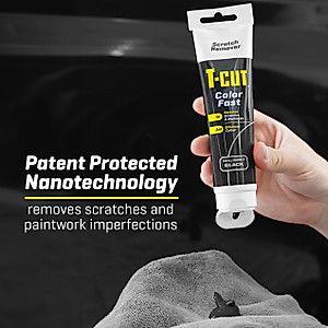 T-Cut Colour Fast Black Car Wax Polish Scratch Remover Colour Enhancer 5.3Oz (150g) Tube