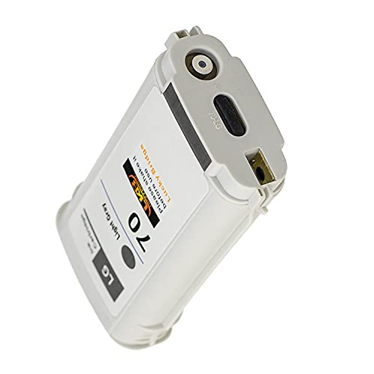 LKB Compatible HP70LG Light Gray Ink Cartridge Replacement with 130ML Use with HP Designjet Z2100 Z5200 Z3200 Z3100 Z5400 ( HP70LG ) –US