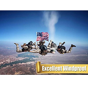 FASO 3×5, USA US, Sewn Stripes,Heavy Duty Durable Outdoors, Brass Grommets，The Best Embroidered Stars American Flags, 3X5 FT, Blue, Red