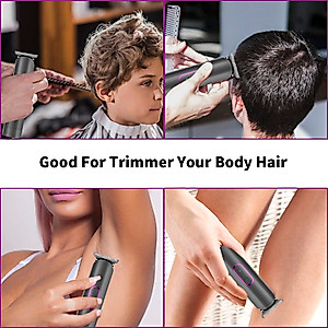 SUNNOW Women's Painless Hair Remover,Body Trimmer for Men，Facial Hair Removal for Women， Electric IPX6 Waterproof Wet / Dry Shaver