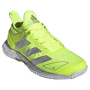 adidas Adizero Ubersonic 4 Solar Yellow/Silver Metallic/Halo Blue 5.5 B (M)