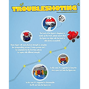 Super Wings Slot Car Race Track Sets Toys Playset 16"x15"x15" - Car Toys for 3 4 5 6 7 8 Year Old Boys - Toddler Toys for Boys Girls Gifts - Kids Race Track Toys for Boy Car Adventure