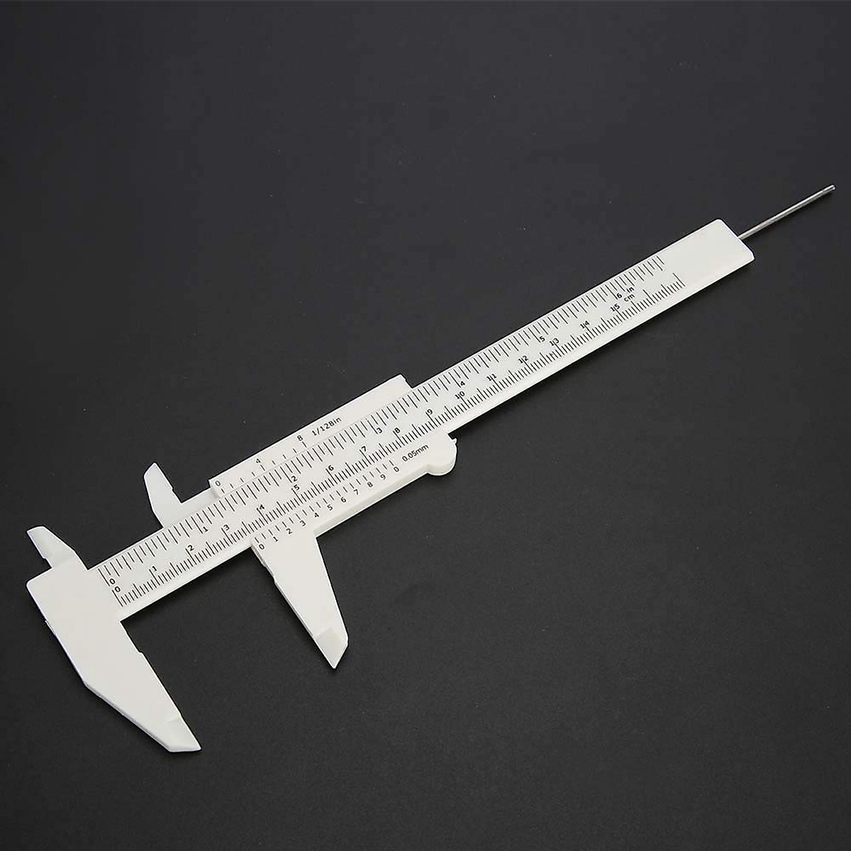 Vernier Caliper Waterproof Plastic Eyebrow Permanent Makeup Ruler Students Experimental Measurement Tools For Permanent Makeup Tattoo Eyebrow Line Lip