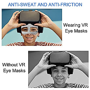 VakiReyy 3Pcs VR Mask Sweat Band for Oculus Quest 2 Accessories, Breathable VR Sweat Guard Face Cover VR Eye Mask Cover for VR Workouts Use Wearable Tech Virtual Reality Gear Headset