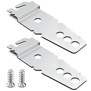 8269145 Dishwasher Mounting Bracket Replacement Parts, 2 Pack Undercounter Dishwasher Brackets - Exact Fit for Whirlpool Ken-More Kitchen-Aid Maytag, etc. Comparable to OEM 8269145 / WP8269145