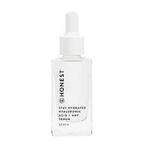 Honest Beauty Stay Hydrated Hyaluronic Acid + NMF Serum with 3 Types of Hyaluronic Acid | EWG Certified + Dermatologist Tested | Vegan + Cruelty Free | 30 mL