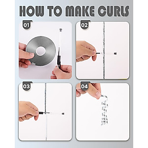 PartyWoo Silver Ribbon, 600 Yards Curling Ribbon for Balloons, Iridescent Crimped Ribbon, Shiny Curling Ribbon for Craft, Ribbon for Gift Wrapping, Wedding, Florist Flower (6 Rolls, 100 Yards/Roll)