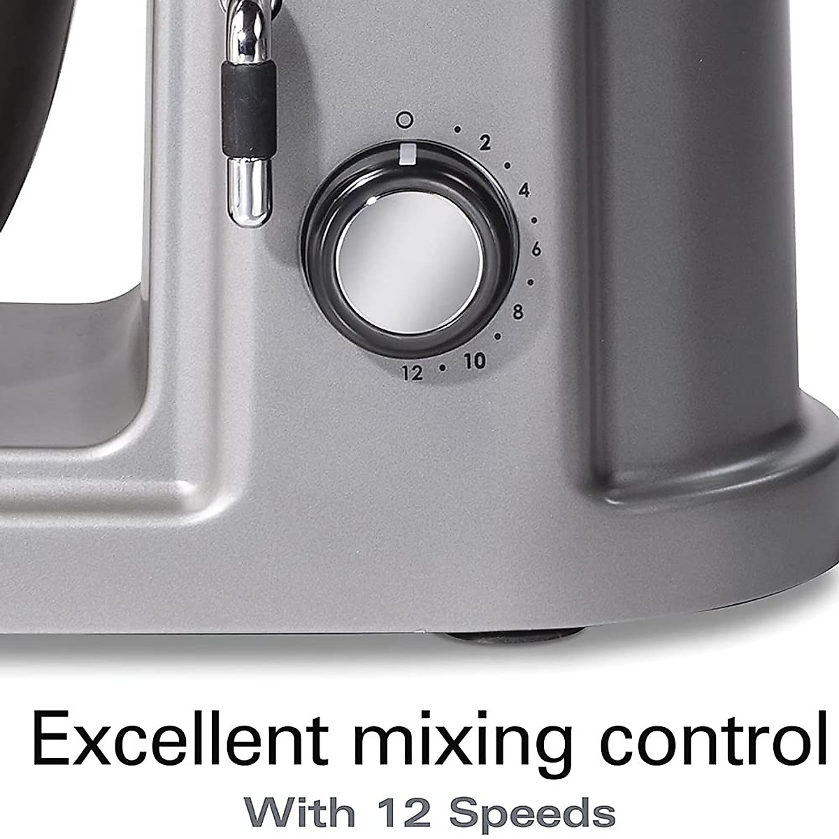Hamilton Beach 63240 Professional Stand Mixer 5 Quart Specialty Attachment Hub Grey Bundle with 1 YR CPS Enhanced Protection Pack