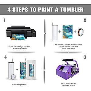 BetterSub 6 Pack 20 oz White Modern Insulated Stainless Steel Sublimation Tumblers with Lid, Straw, Brush, Display Box