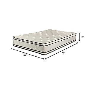 Greaton, 12-Inch Medium Plush Double Sided Pillowtop Innerspring Mattress, Full