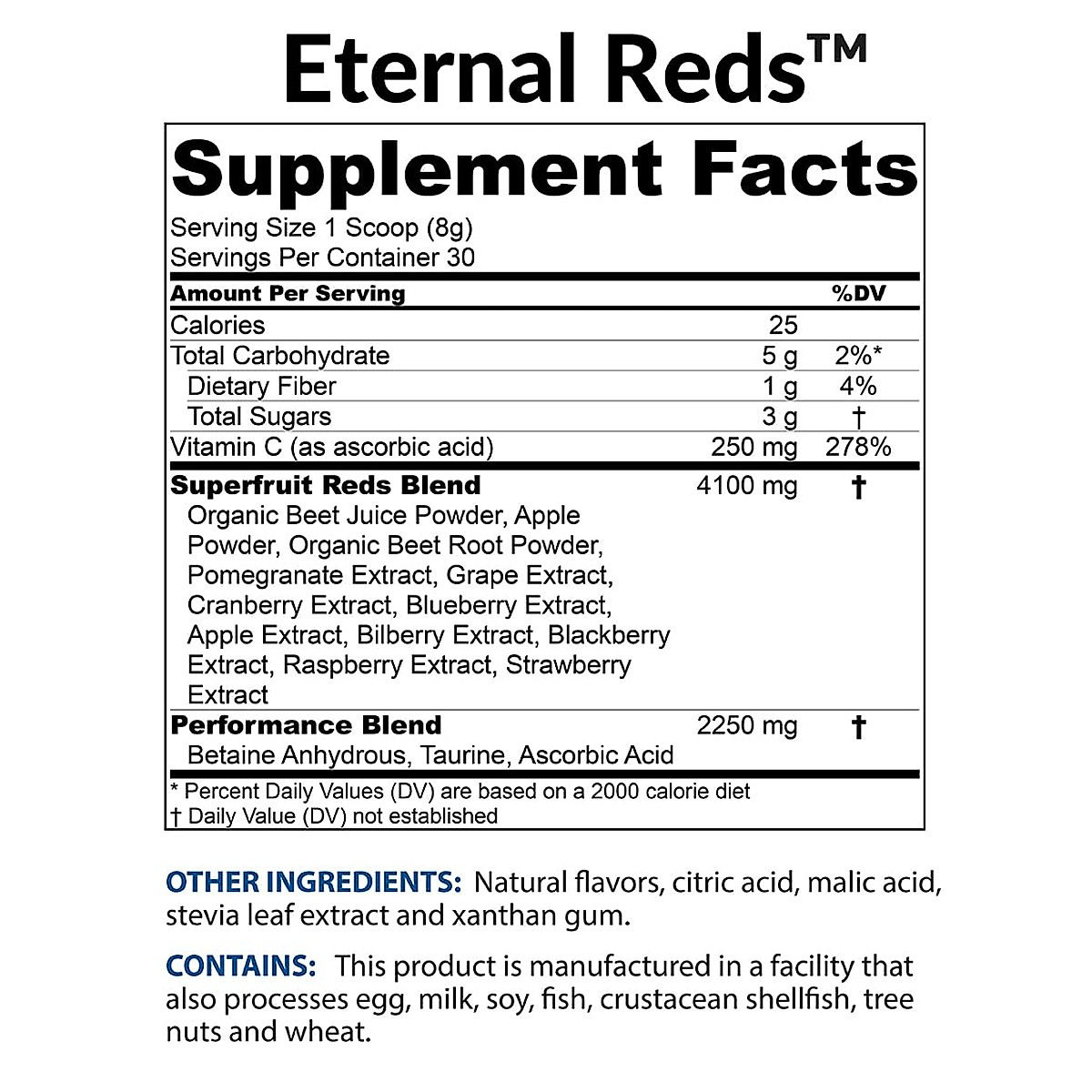 BioTrust Eternal Reds, Red Superfoods Powder, Support for Heart Health and Circulation, Energy, Stamina, No Added Sugar or Caffeine, Naturally Flavored and Sweetened, Berry Flavor (30 Servings)