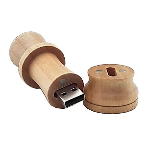 Aneew Wood Pendrive 32GB U Disk Wooden 3D International Chess USB Flash Drive