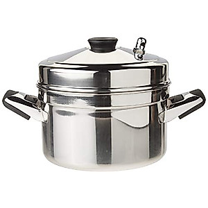 Tabakh HIC-204 4-Rack Stainless Steel Idli Cooker w/ Hawkins Type Stand, Makes 12 Idlis