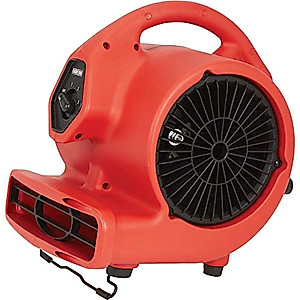 Ironton 1/8 HP Mini Air Mover/Dryer with Built-in Outlet - 500 CFM