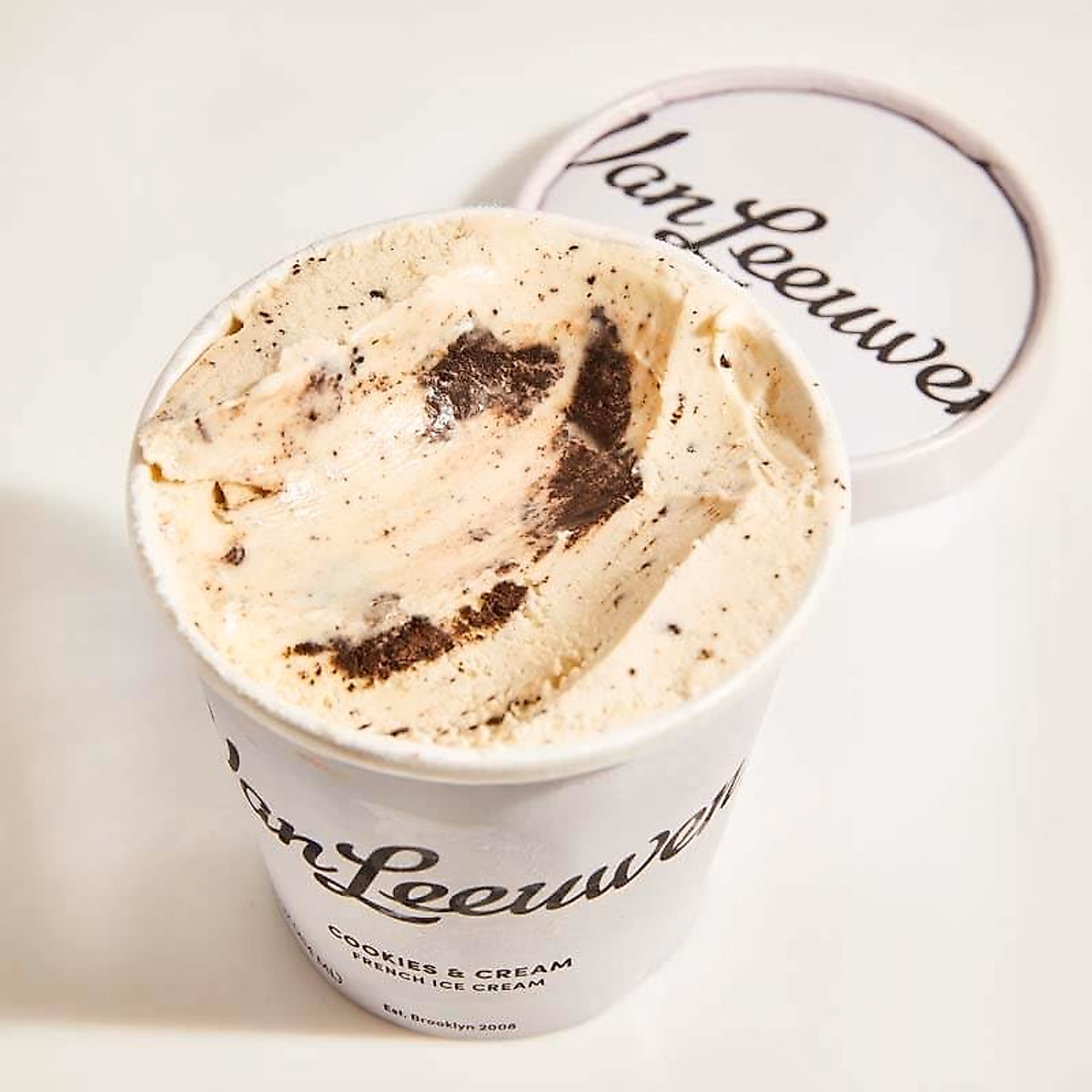 Van Leeuwen Premium Cookies & Cream French Ice Cream, 14 oz (Frozen)