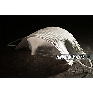 HINCINK KF94 Face Masks, 30 Pack Individually Wrapped, 4-Ply Breathable & Comfortable Safety Mask, Black Protective Cup Dust Masks Unisex Outdoor Safety Protection for Adult (30, White)