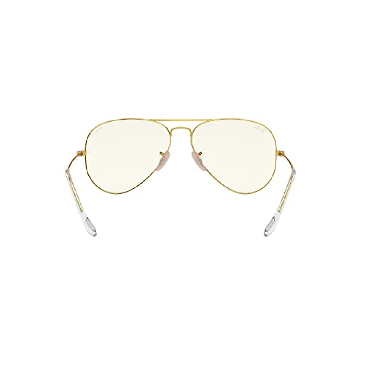 Ray-Ban RB3025 Classic Evolve Polarized Aviator Sunglasses, Gold/Clear to Grey Photochromic, 58 mm